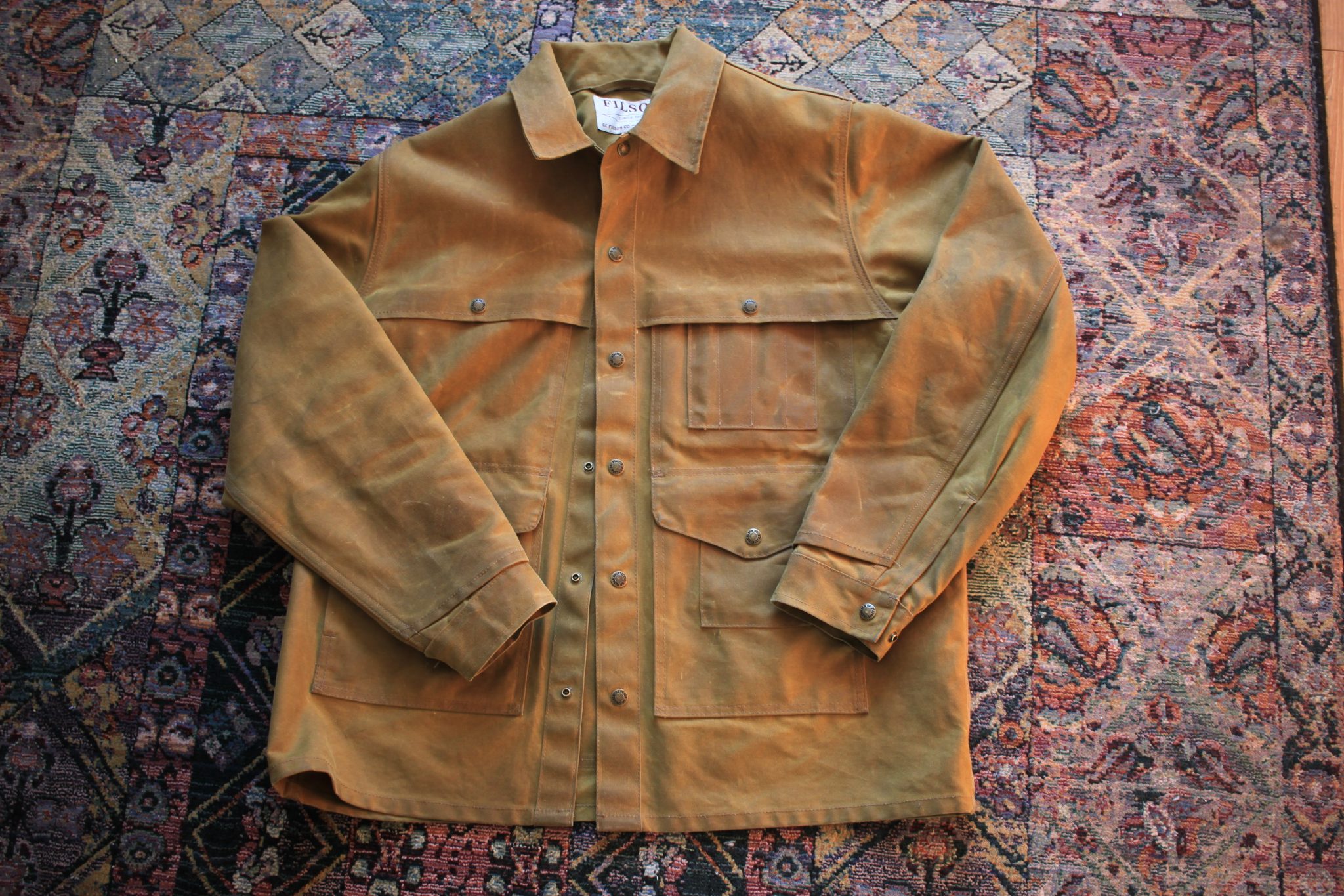 Filson Tin Cloth Cruiser Review After One Year of Wear | Stridewise