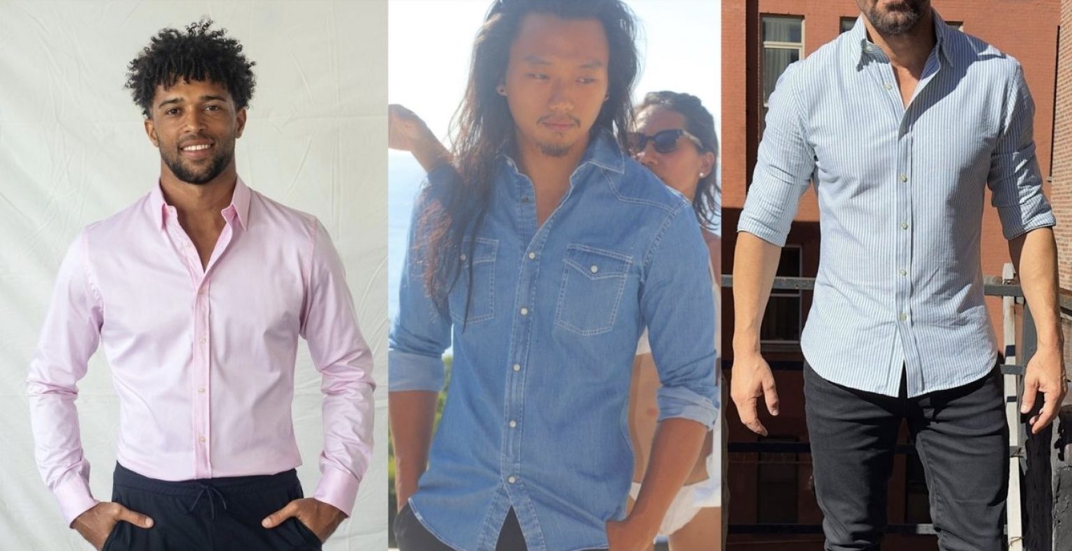 The 6 Best Athletic Fit Button Up Shirts | Best Value, Widest Variety ...